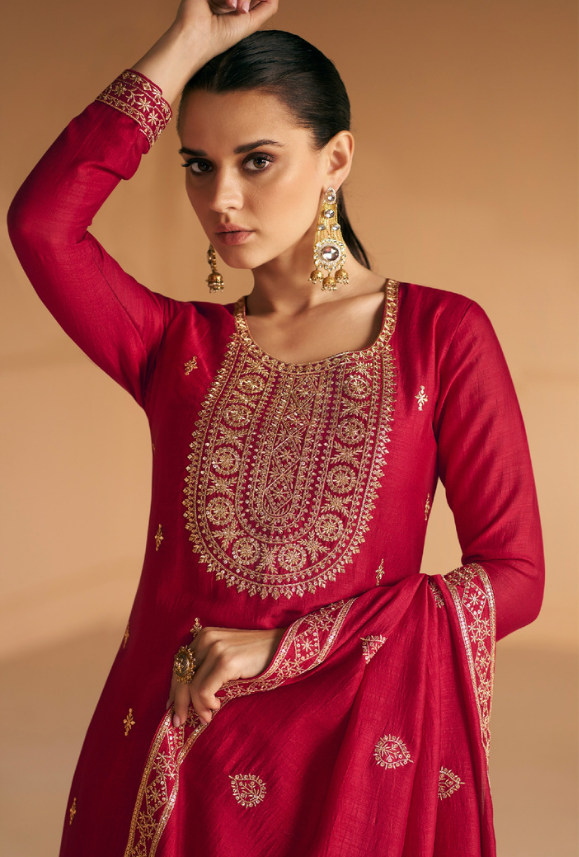 Red Salwar Suit from $124.99